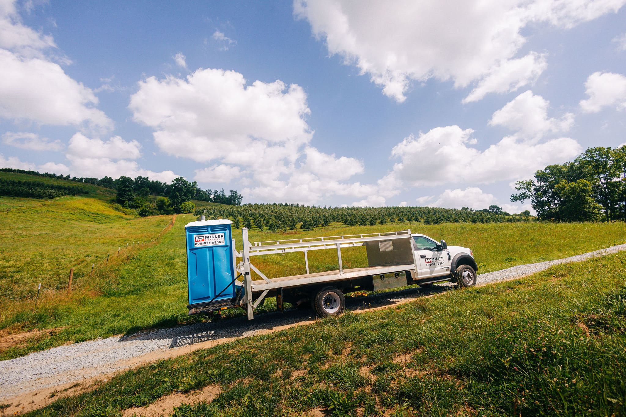 Long-Term Monthly Portable Restroom Rentals - Miller Portables